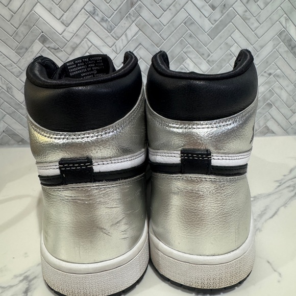 Nike | Shoes | Jordan Retro High Silver Toe | Poshmark